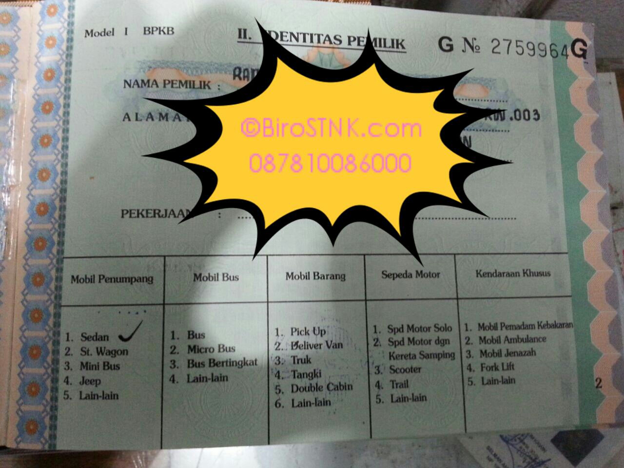 Lebih Mudah Mengurus STNK dengan Biro Jasa | Biro Jasa STNK Depok, Biro ...